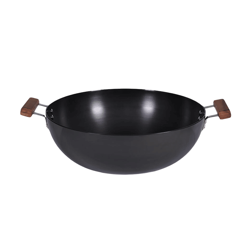 Buy Wonderchef Ebony 6l Non Stick Aluminium Deep Kadai With Lid